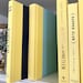 Yellow Books for Bookshelf Interior Design, Yellow Decor, Decorative ...