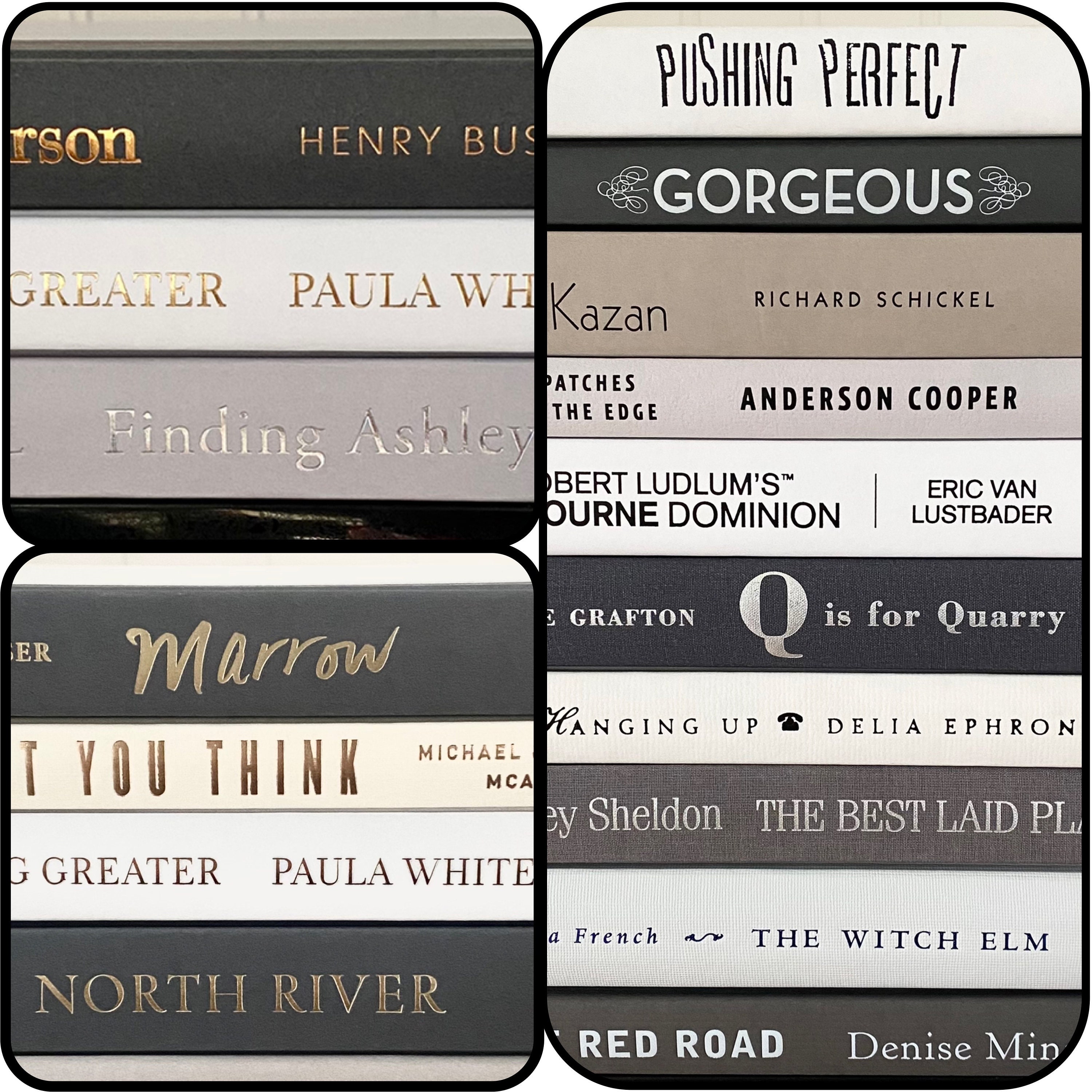 Books for Home Decor, Neutral Aesthetic Book, Seasonal Colored Book ...