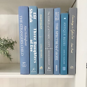 Blue Book, Staging Books, Home Decor, Decorative Books, Bookshelf Decor ...
