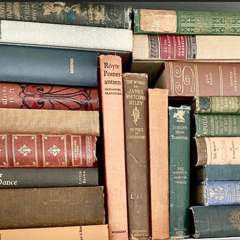 Decorative Old Books - Etsy