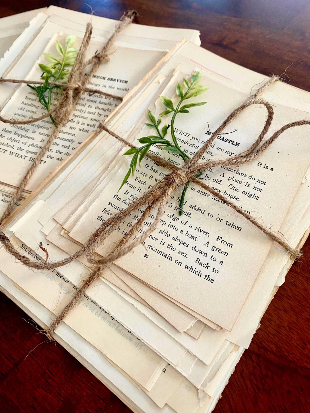 Vintage Book Table Decor, Next Chapter Themed Bridal Shower, Book Pages ...