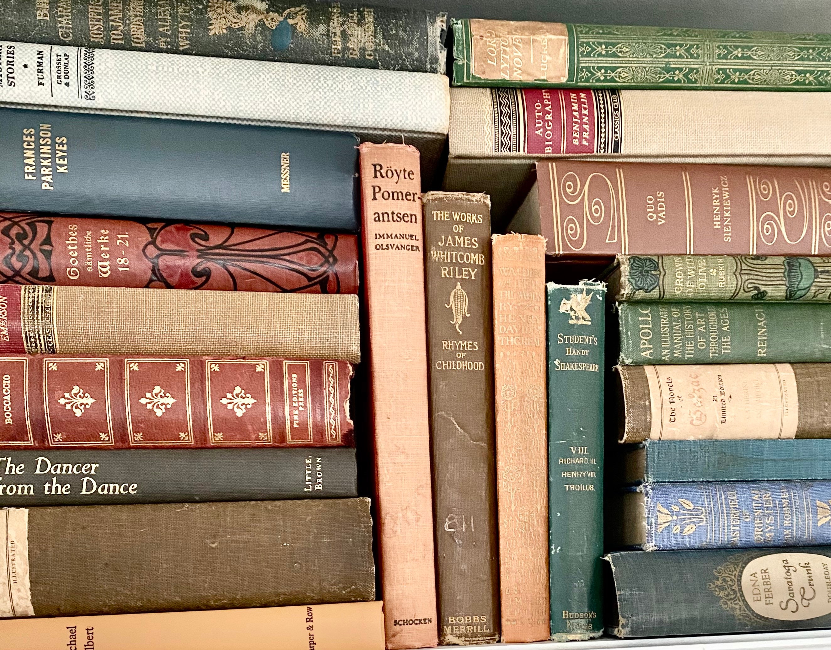 Row Of Classic Books