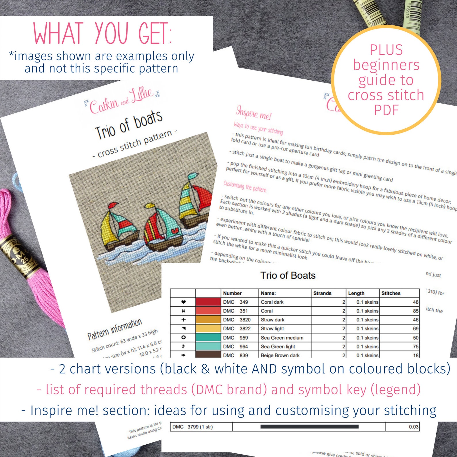 Small Sheep Cross Stitch Pattern With Option to Make as Layered 3D ...