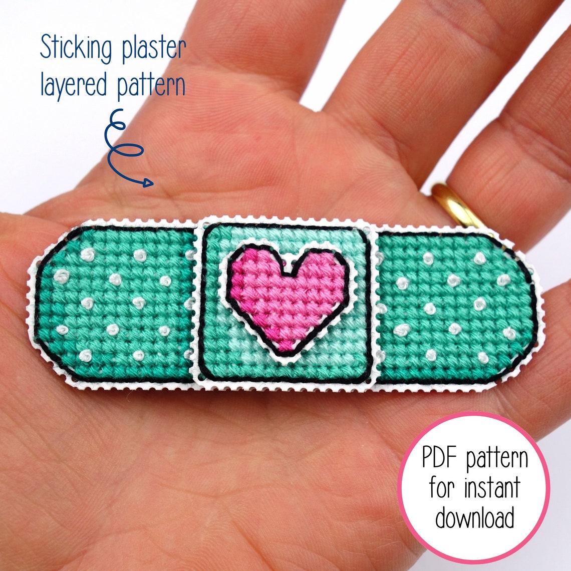 Get Well Soon Cross Stitch Pattern for Plaster Tissue Box - Etsy UK