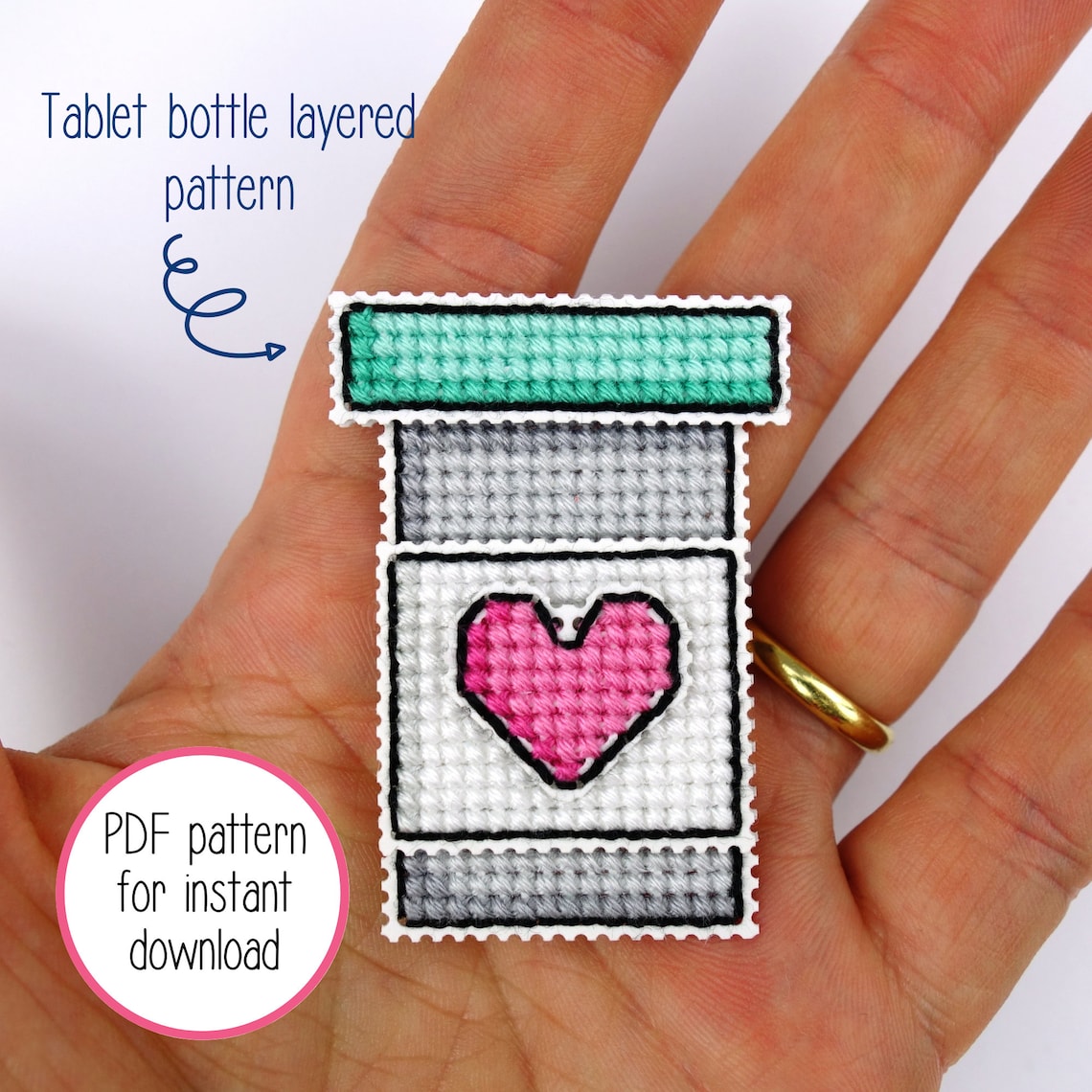 Get Well Soon Cross Stitch Pattern for Plaster Tissue Box - Etsy UK