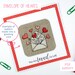 Mini Envelope of Hearts Cross Stitch Pattern for Valentines Day ...