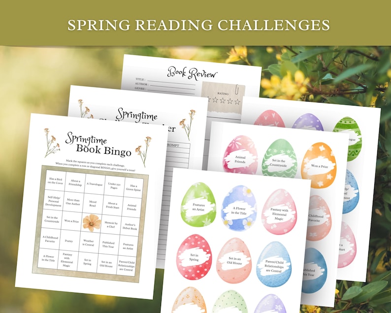 Ultimate Seasonal Reading Challenge Bundle | Printable Games to Tackle ...