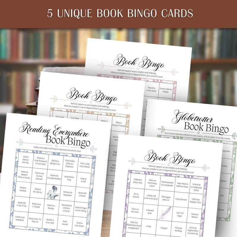 Bingo Book Theme - Etsy