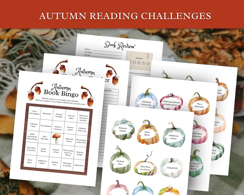 Ultimate Seasonal Reading Challenge Bundle | Printable Games to Tackle ...