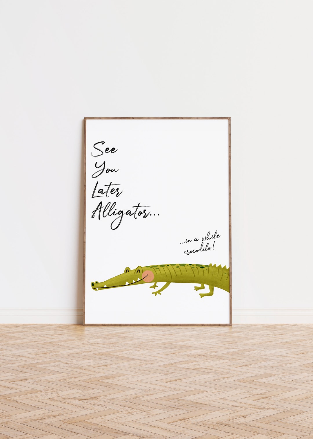 See You Later Alligator After A While Crocodile Bedroom Sign - Etsy
