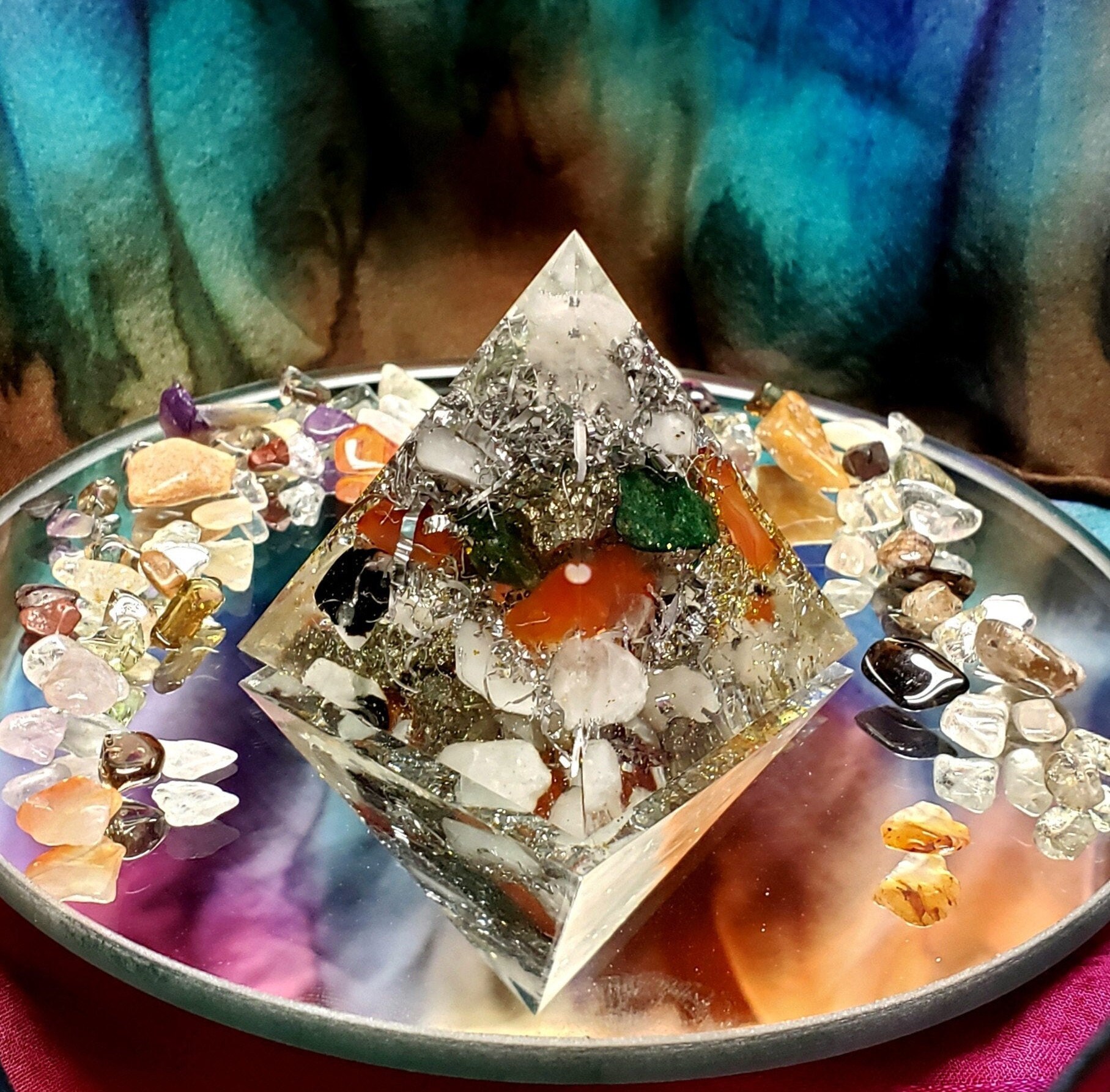 Orgone Healing Pyramid (lg) - Etsy
