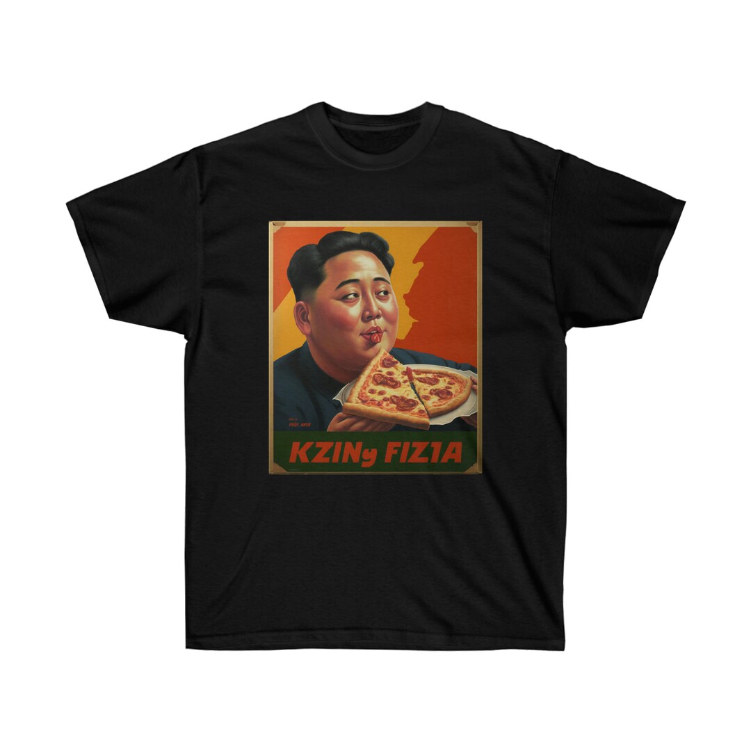 Kim Eating Pizza T-shirt - Etsy