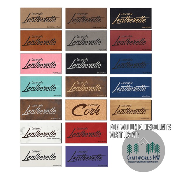 Laserable Leatherette - Etsy