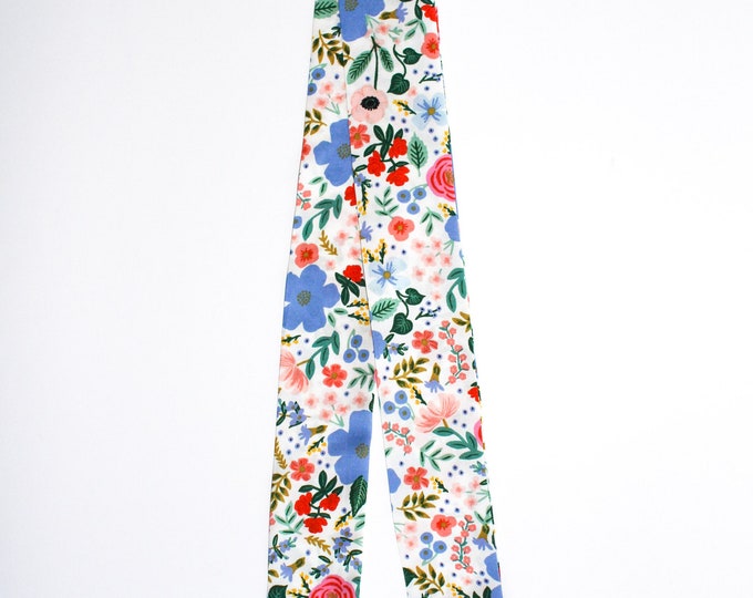 Skinny Scarf, Rifle Paper Co, Short Neck Scarf, Headband, Ponytail Tie ...