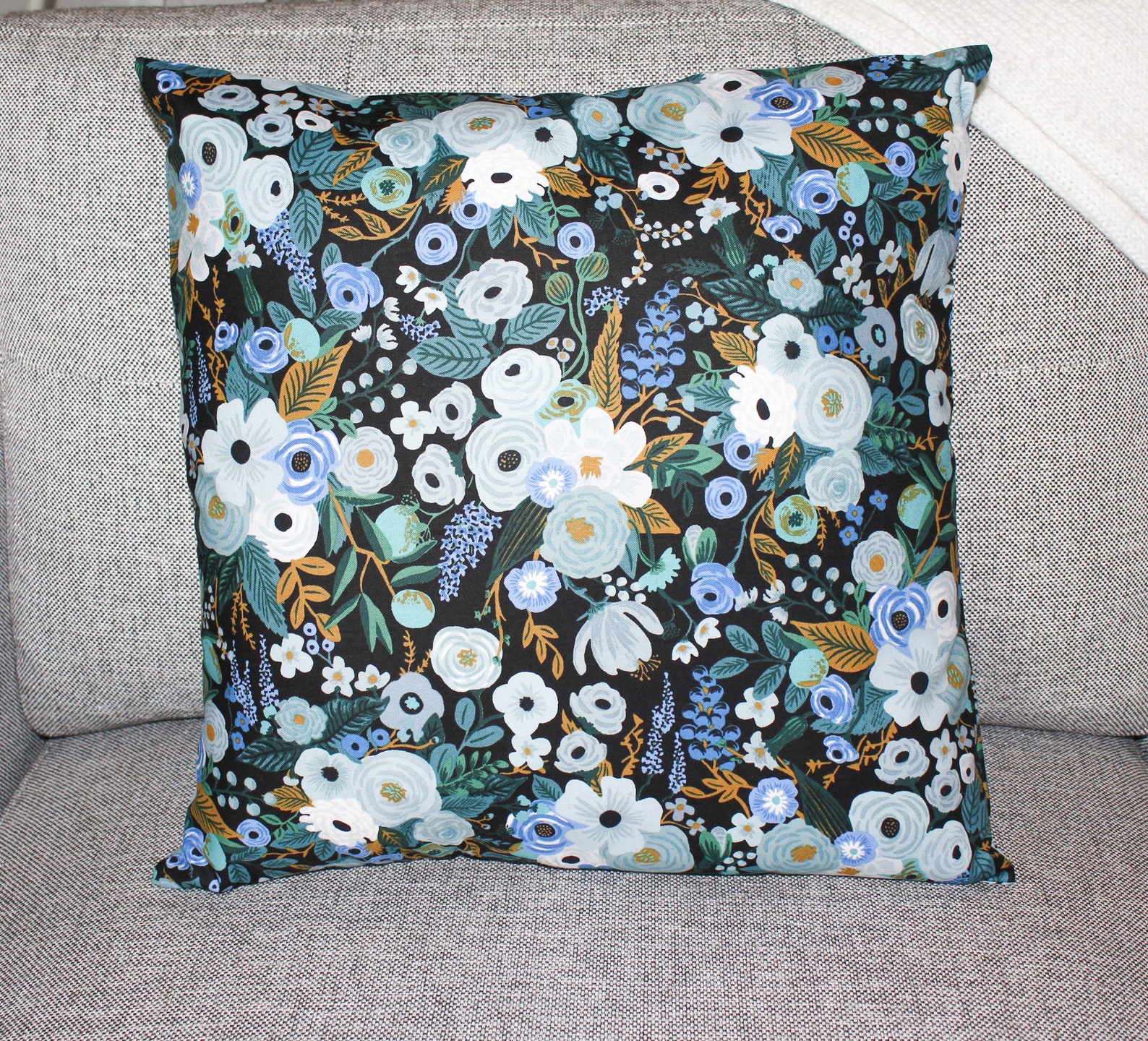 Rifle Paper Co Floral Pillow Cover Wildwood Rifle Pillow - Etsy