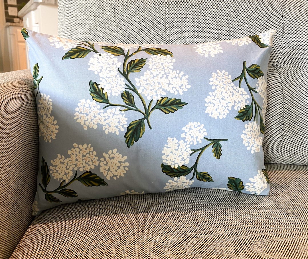 Rifle Paper Co Floral Pillow Cover,nursery Pillow, Hydrangea Pillow ...