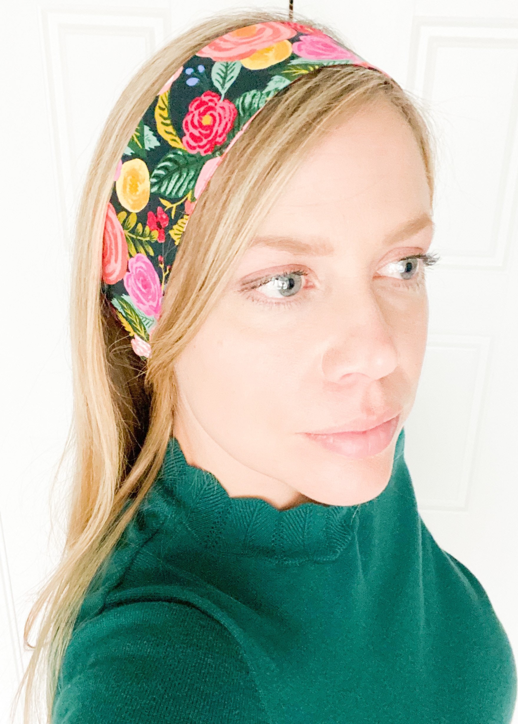 Skinny Scarf Rifle Paper Co Short Neck Scarf Headband - Etsy