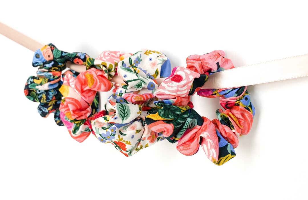 Scrunchie, Rifle Paper Co. Floral Scrunchies, Scrunchie Gift Set, Gift ...