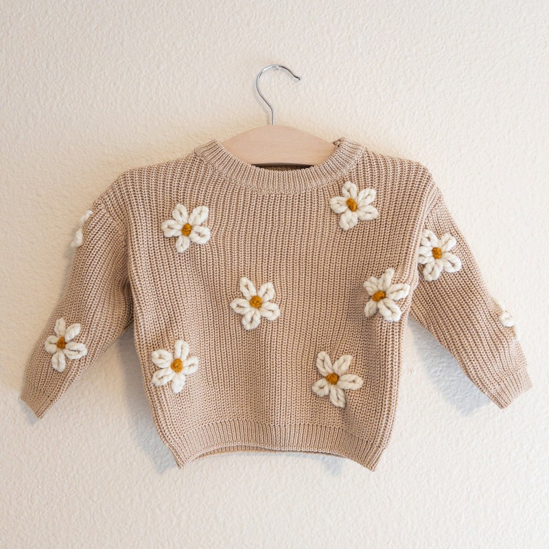 Flower Sweater - Etsy