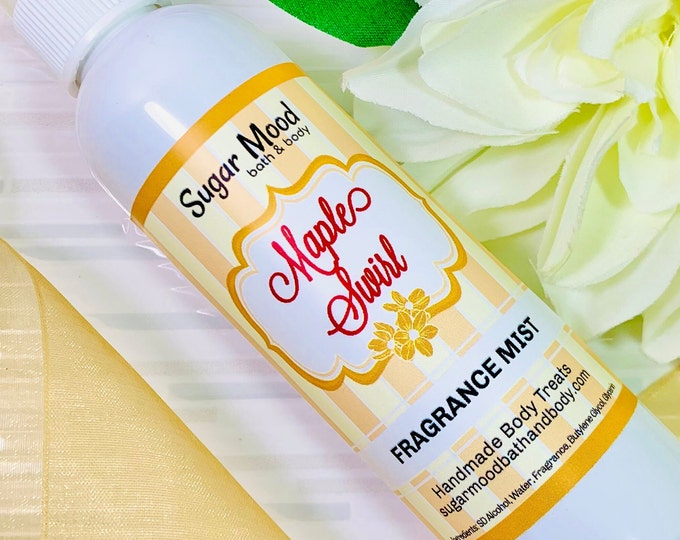 Maple Swirl Fragrance Mist, Body Spray, Perfume, Sugar Mood Bath and ...