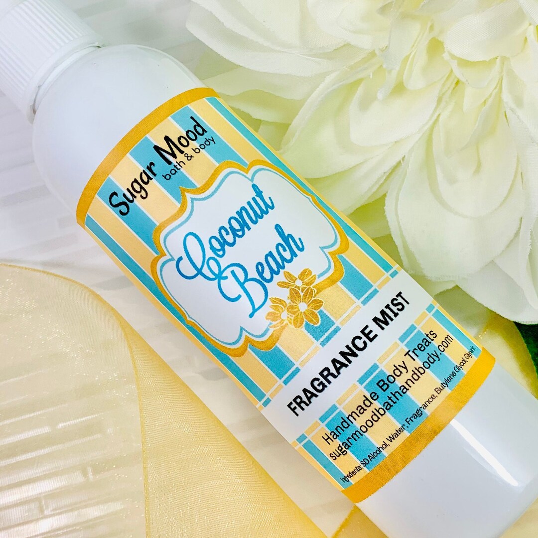 Coconut Beach Fragrance Mist, Body Spray, Perfume, Sugar Mood Bath and ...