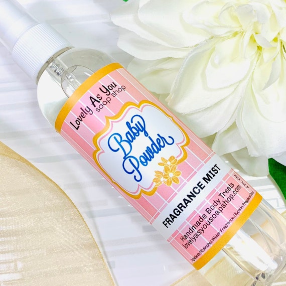 Baby Powder Fragrance Mist Body Spray Perfume Lovely as You - Etsy