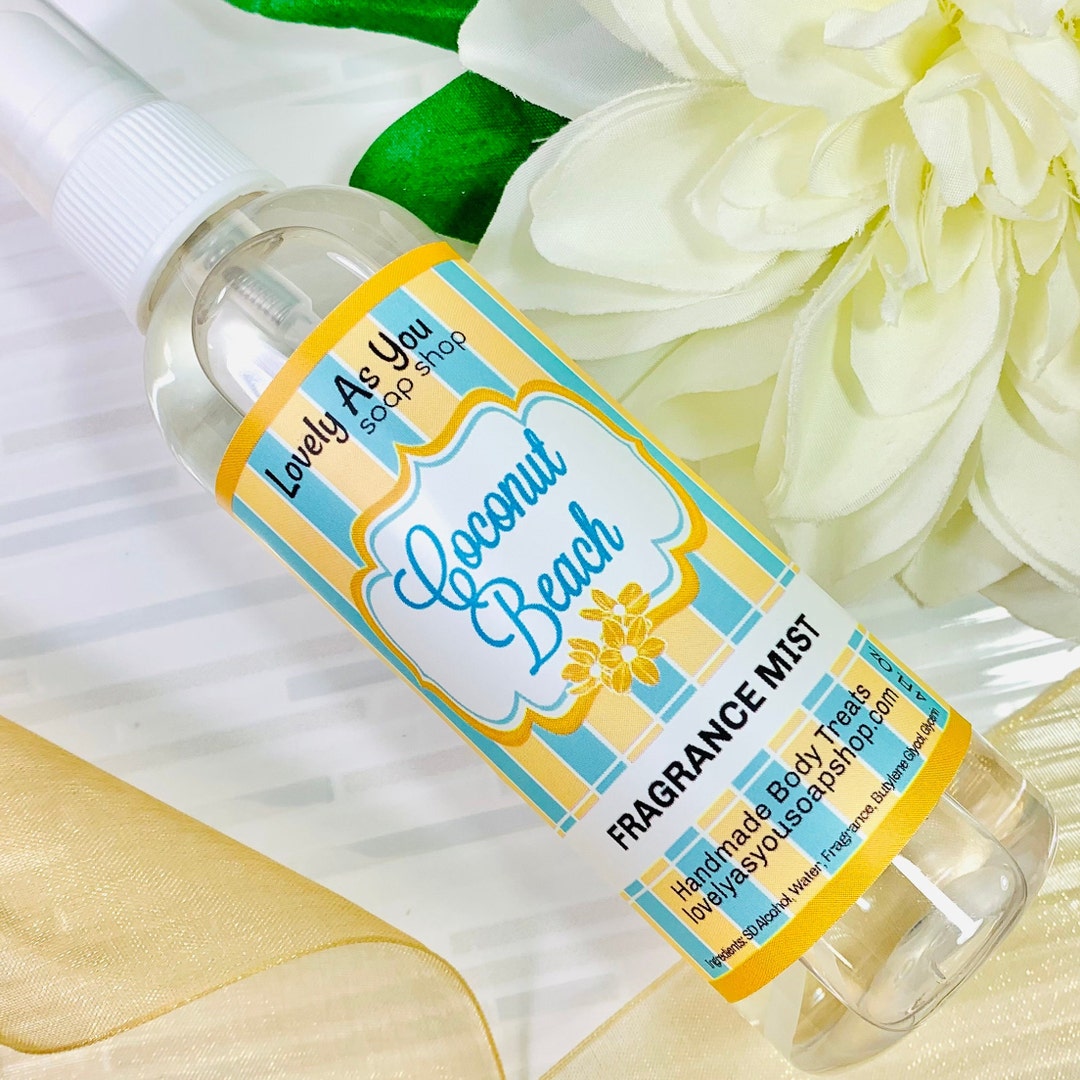 Coconut Beach Fragrance Mist Body Spray Perfume Lovely as - Etsy