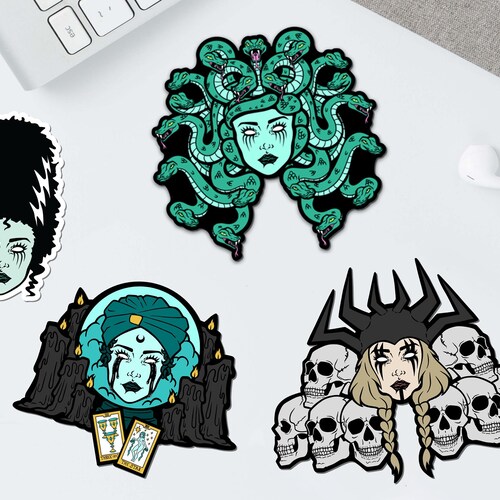 Medusa Vinyl Sticker Decal - Etsy