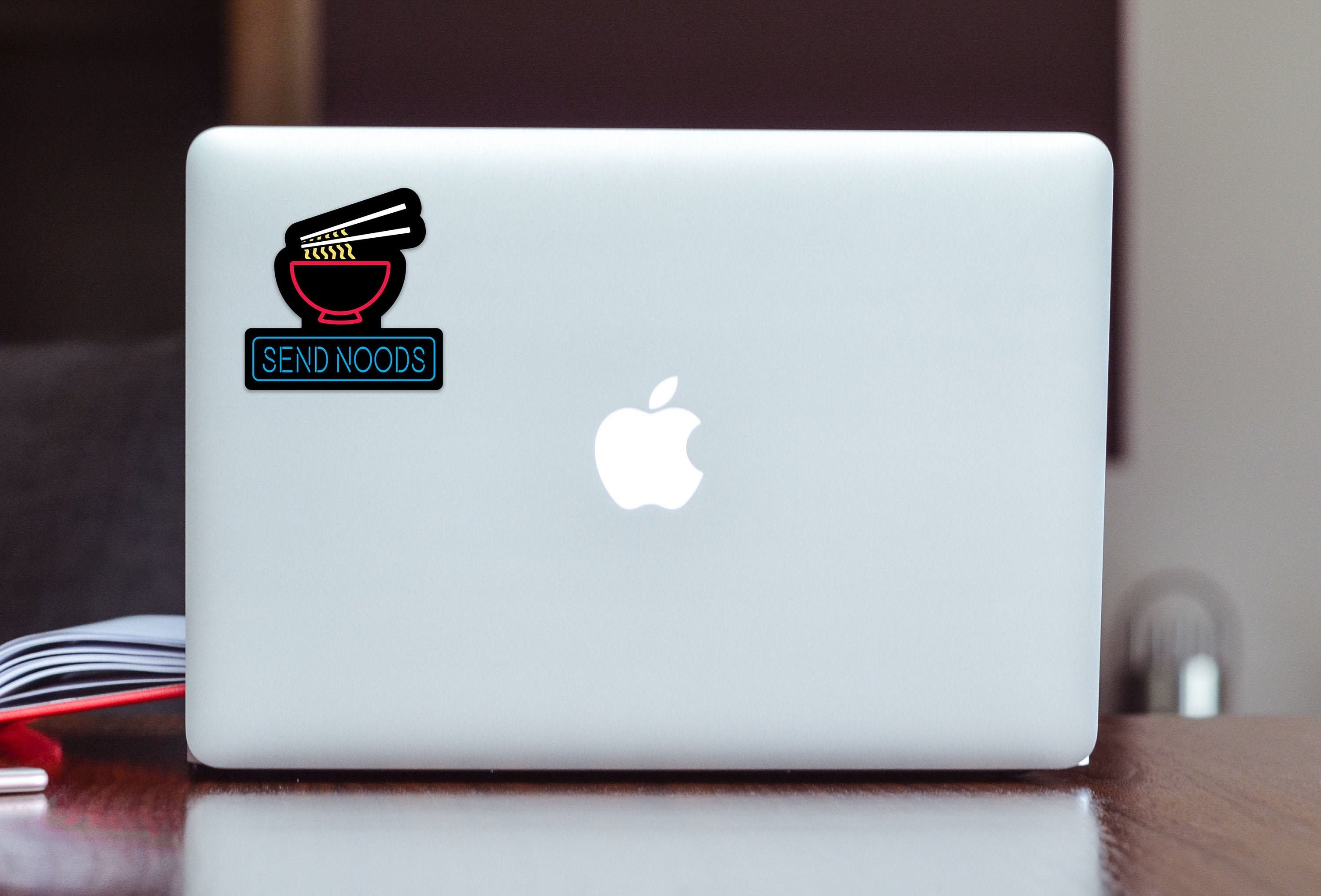 Send Noods Holographic Vinyl Sticker - Etsy