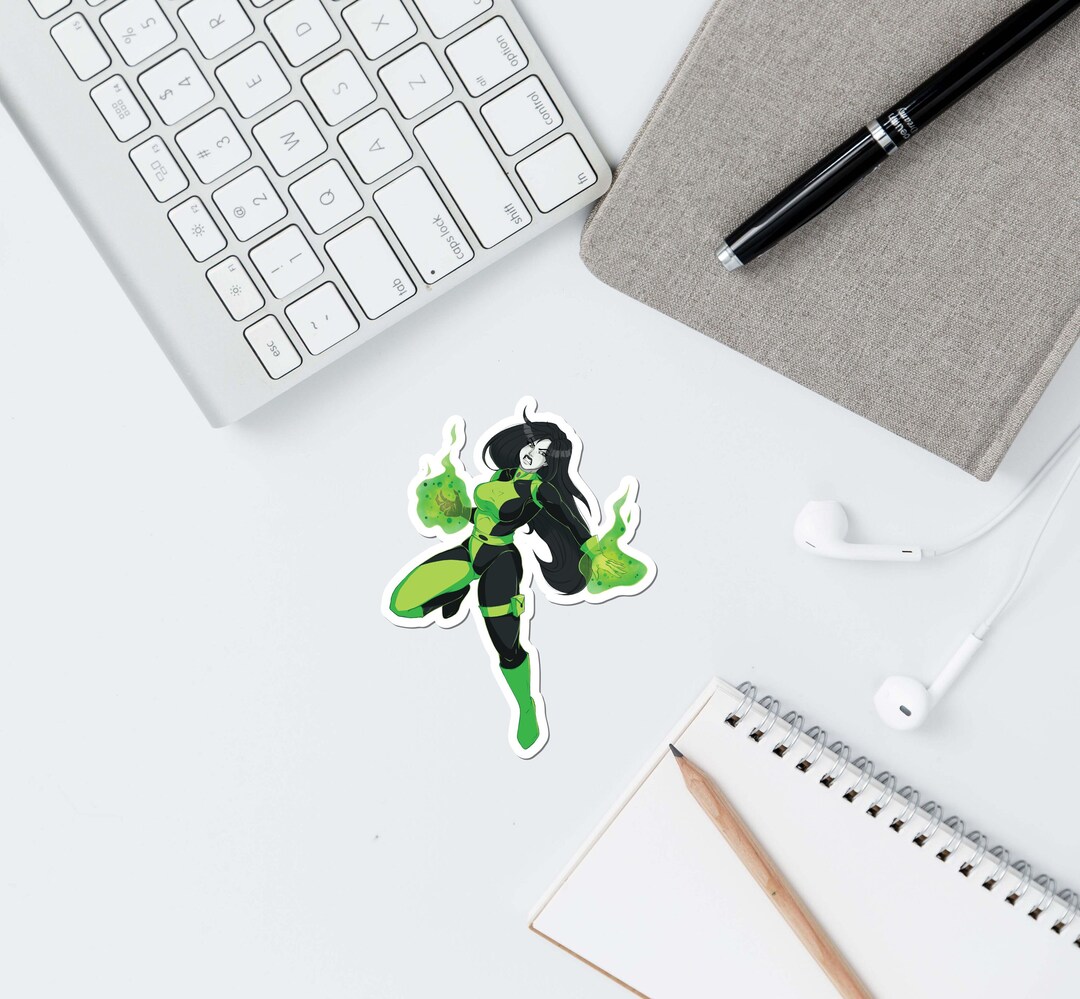 Green Baddie - Holographic Vinyl Sticker - Etsy