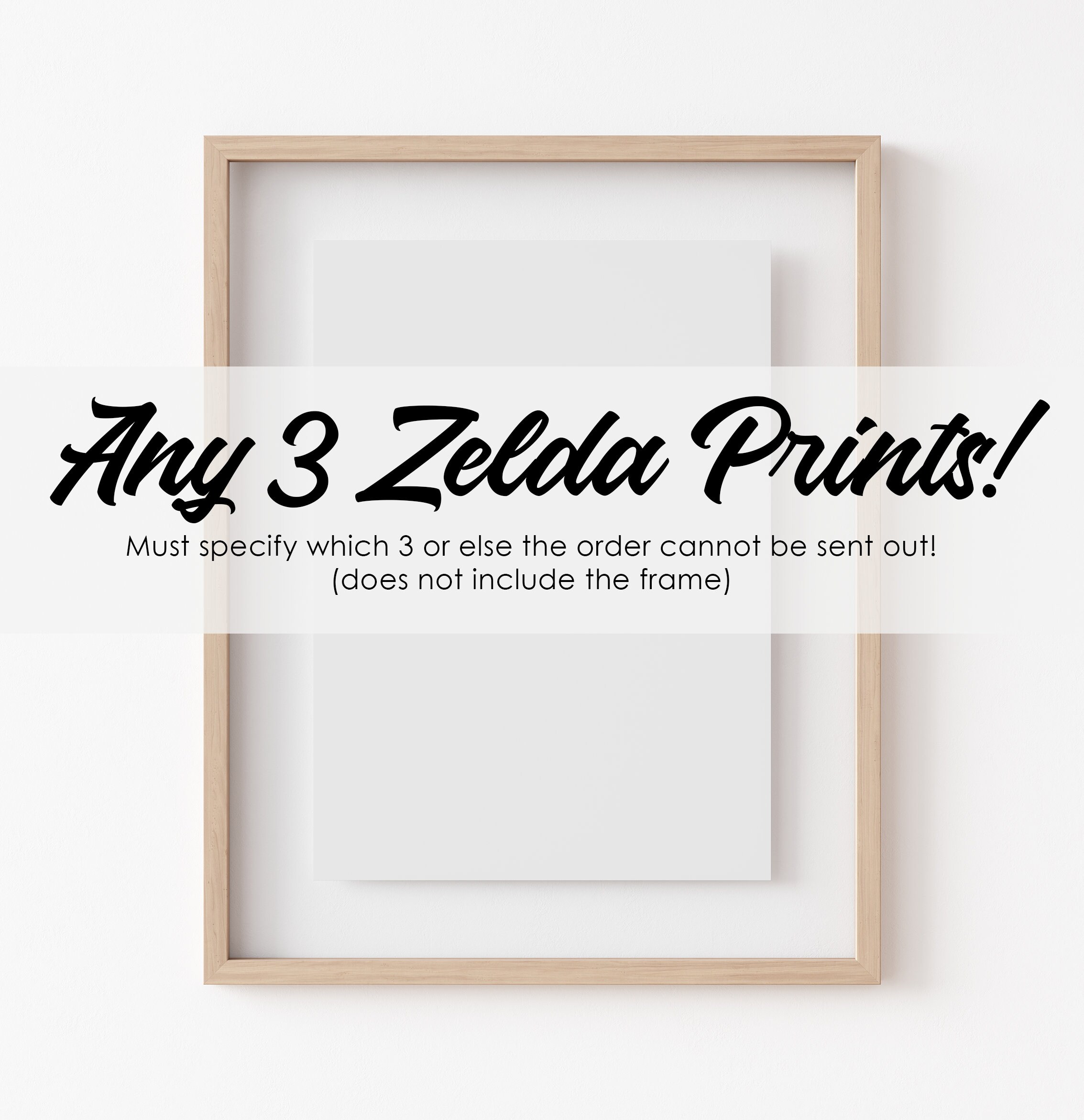 BOTW / TOTK Variations - 5"x7" Print (frame Not Included) - Etsy