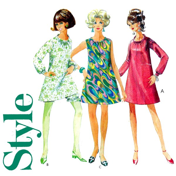 Mary Quant Pattern - Etsy UK