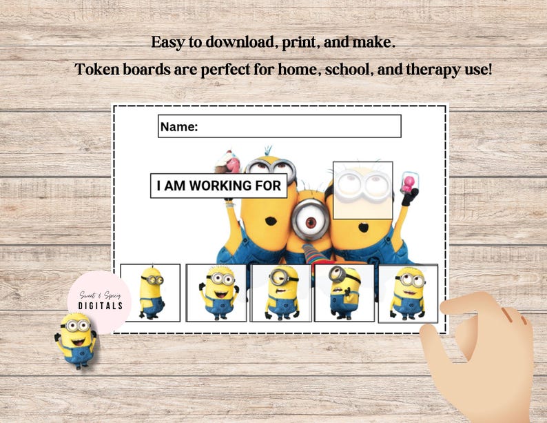 Printable Token Board | Visual Support | ABA Therapy | Classroom ...