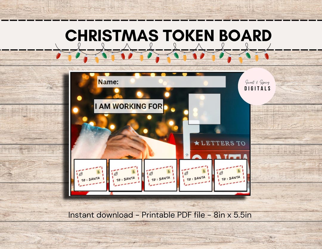 Printable Token Board | Visual Support | ABA Therapy | Classroom ...