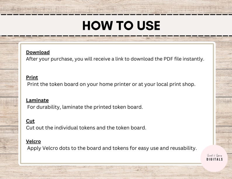 Printable Token Board for Kids | Visual Support | ABA Therapy ...