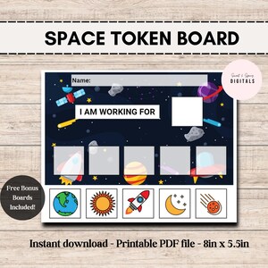 Printable Token Board for Kids | Visual Support | ABA Therapy ...