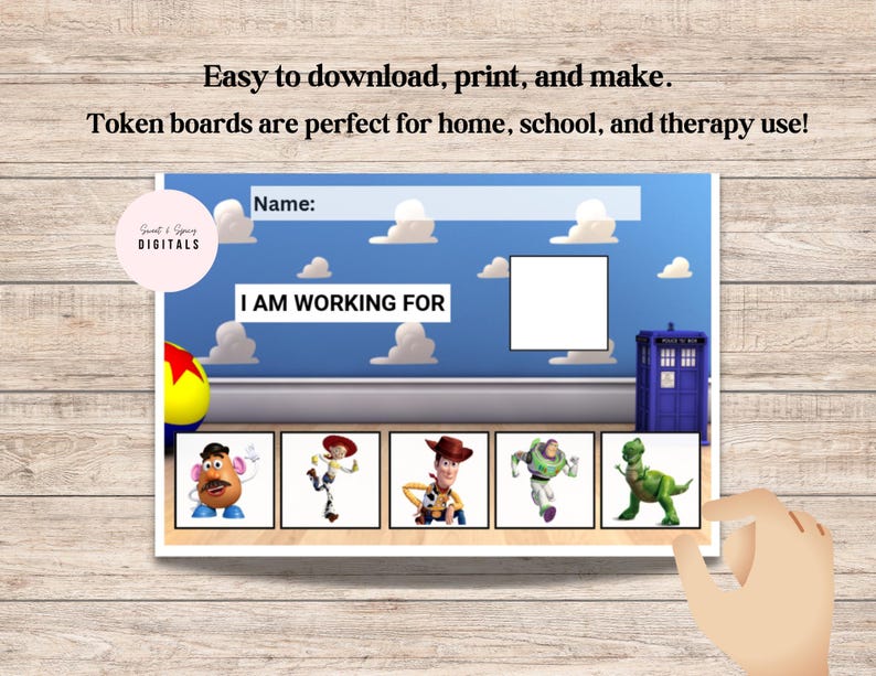 Printable Token Board | Visual Support | ABA Therapy | Classroom ...