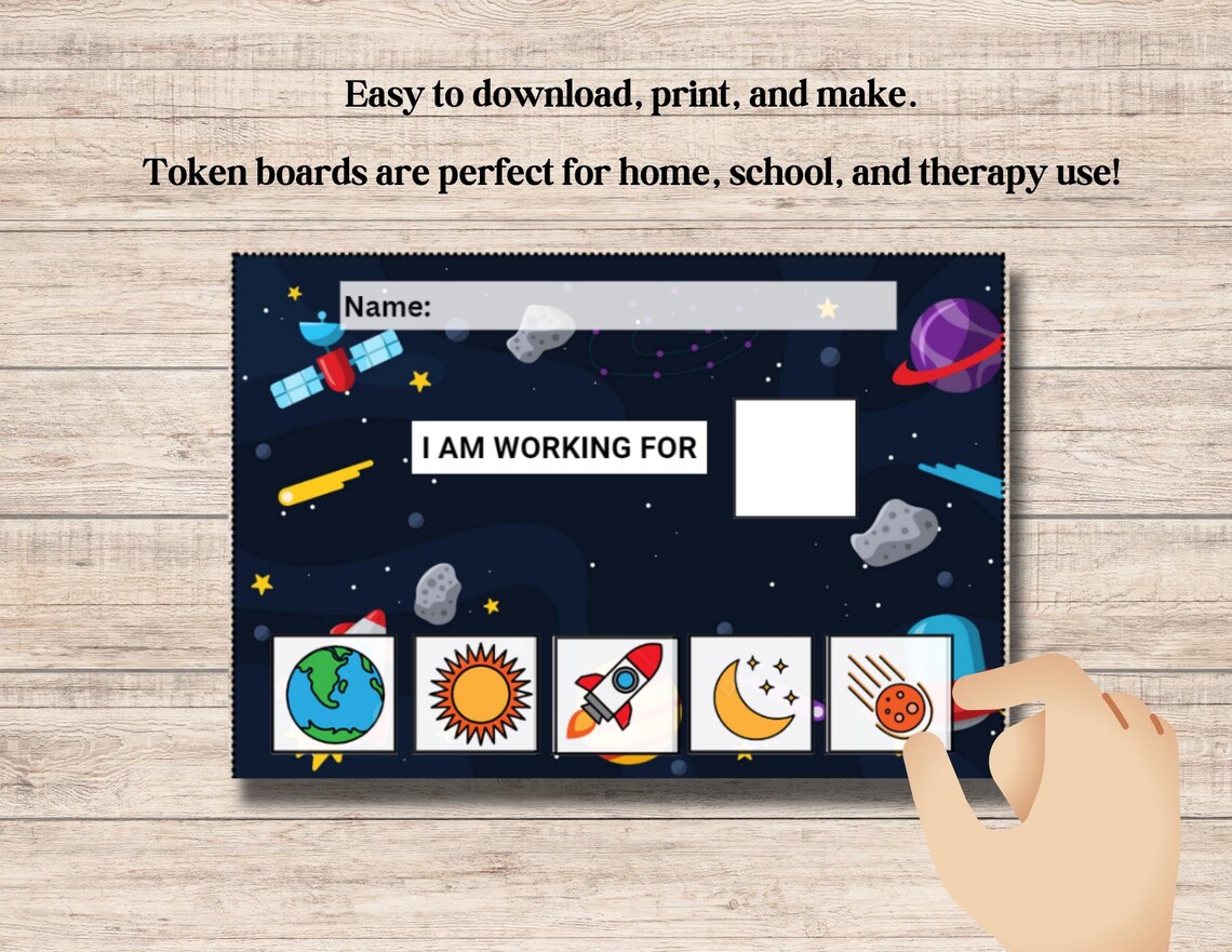 Printable Token Board for Kids | Visual Support | ABA Therapy ...