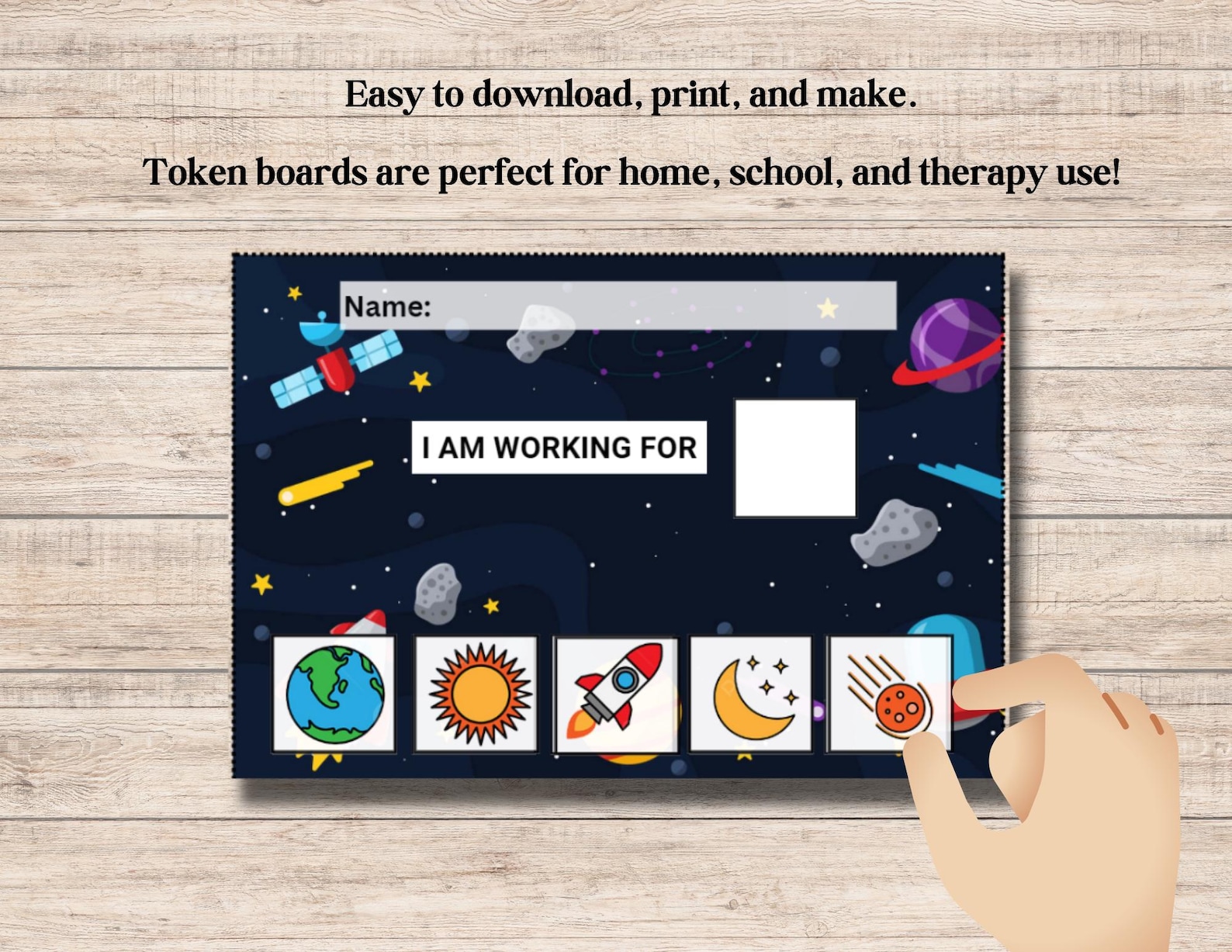 Printable Token Board for Kids | Visual Support | ABA Therapy ...