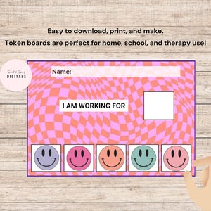Printable Token Board for Kids | Visual Support | ABA Therapy ...