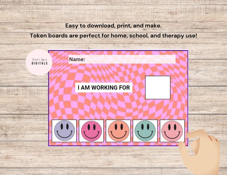 Printable Token Board for Kids | Visual Support | ABA Therapy ...