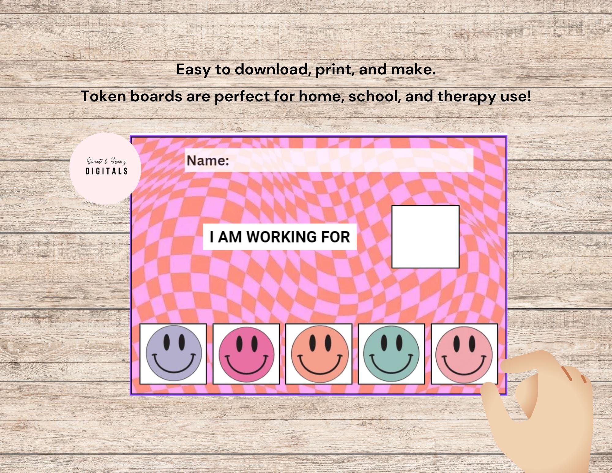 Printable Token Board for Kids | Visual Support | ABA Therapy ...