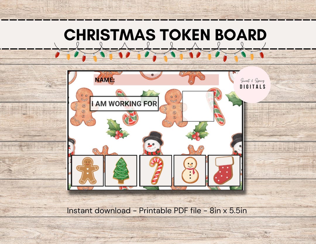 Printable Token Board | Visual Support | ABA Therapy | Classroom ...