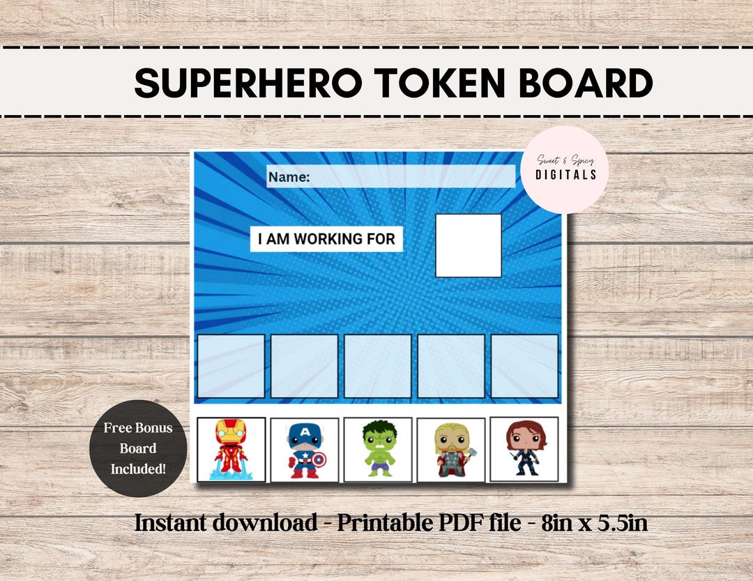Printable Token Board | Visual Support | ABA Therapy | Classroom ...