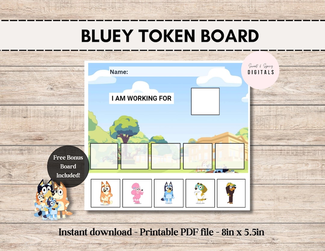 Printable Token Board Visual Support ABA Therapy Classroom Management ...