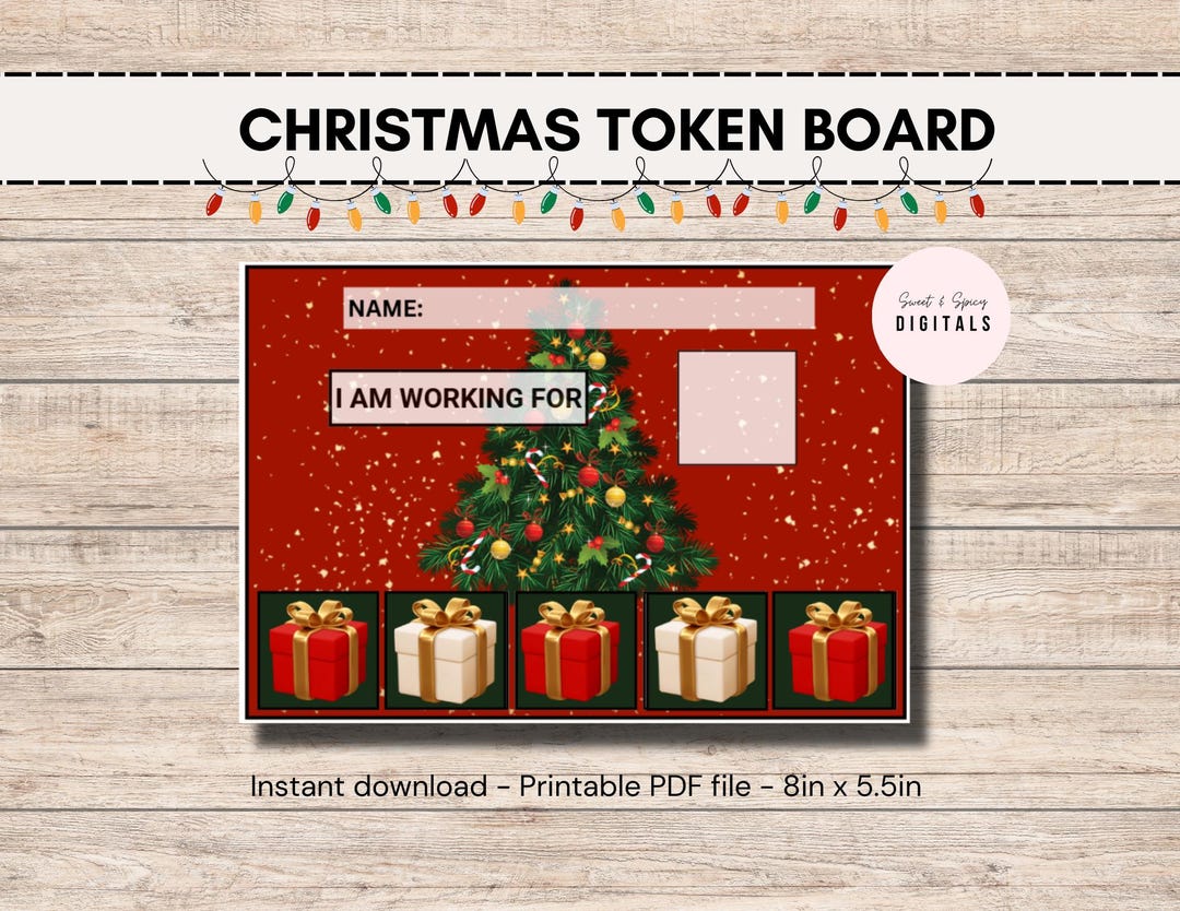 Printable Token Board | Visual Support | ABA Therapy | Classroom ...