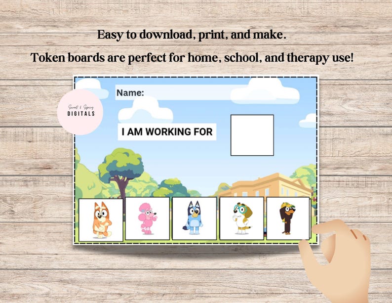 Printable Token Board | Visual Support | ABA Therapy | Classroom ...