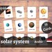 Solar System ARABIC Flash Cards Montessori cards Arabic | Etsy
