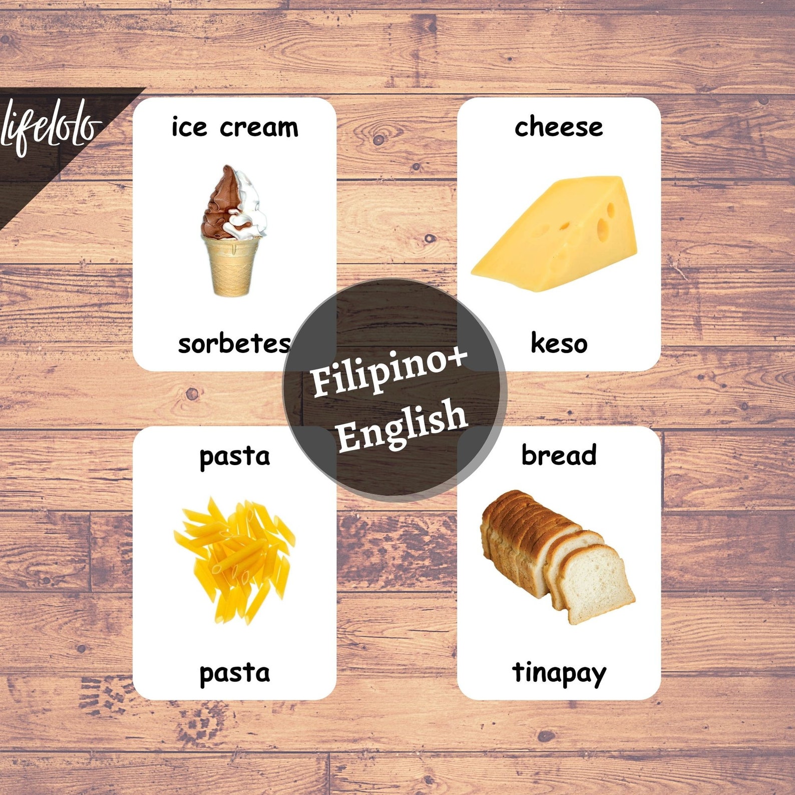 First Foods FILIPINO 48 Filipino Flash Cards English | Etsy