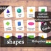 Shapes MALAYALAM Flash Cards | English Bilingual Cards | Geometric ...